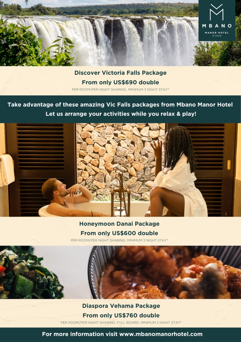 Experience Mbano Manor Hotel | Luxury Accommodation in Victoria Falls